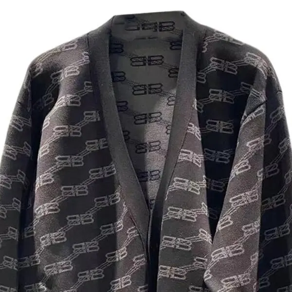 Balenciaga Long-sleeved Knitted Cardigan