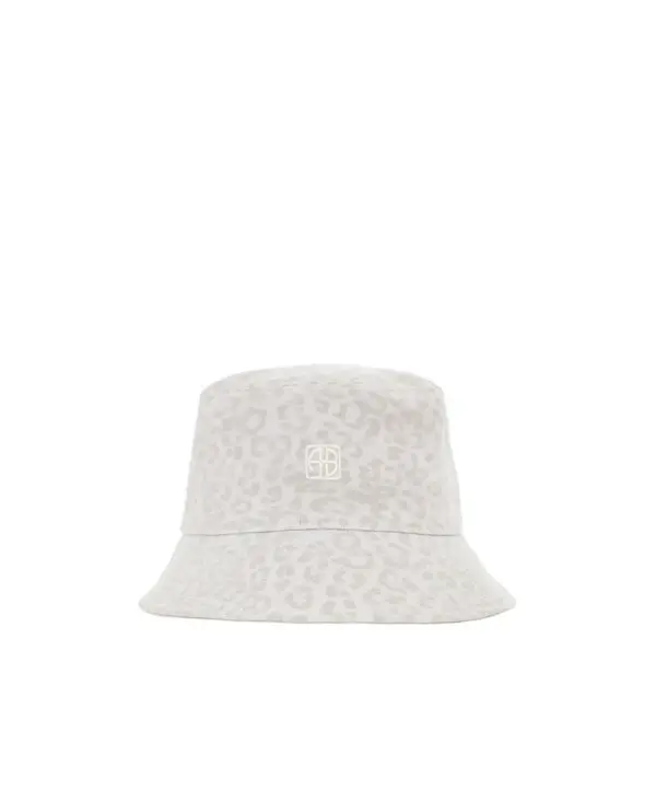 ANINE BING Leopard Print Fisherman's Hat