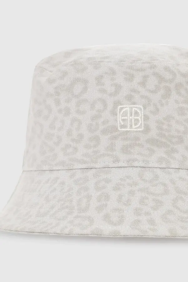 ANINE BING Leopard Print Fisherman's Hat