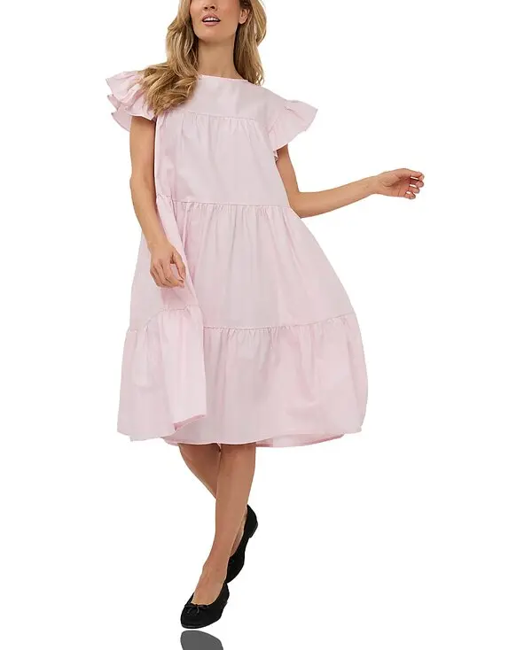 MARIELLE STOKKELAAR Caro Midi Dress - Pink