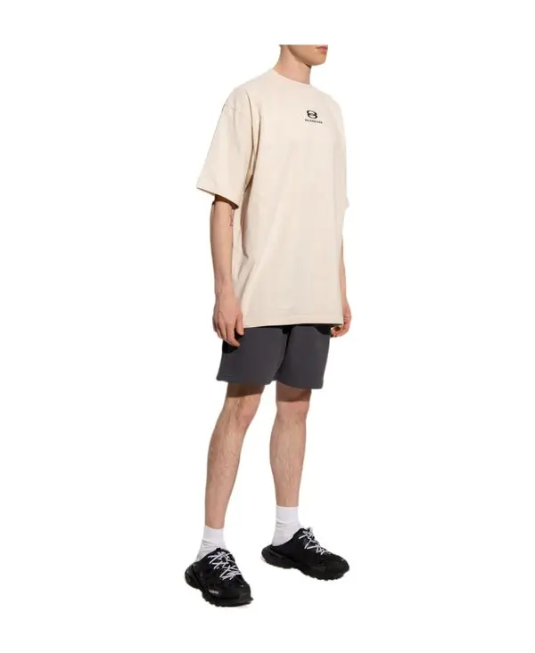 Balenciaga Campaign Logo Sports Shorts