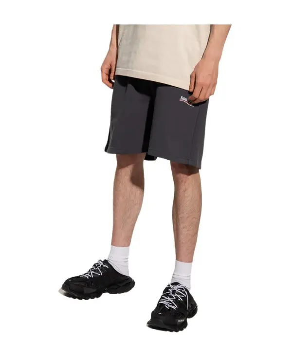 Balenciaga Campaign Logo Sports Shorts