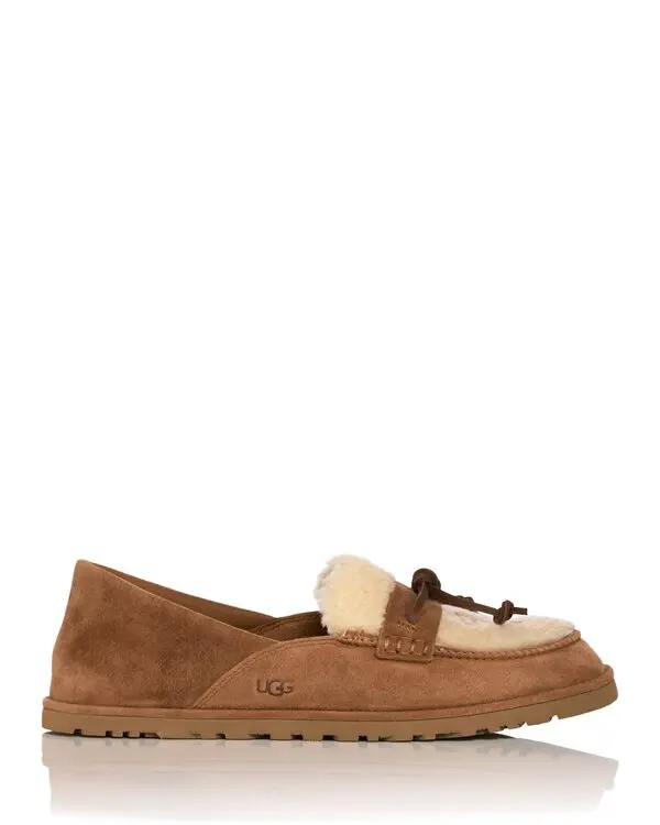 UGG Zora Tassel Loafers - Chestnut
