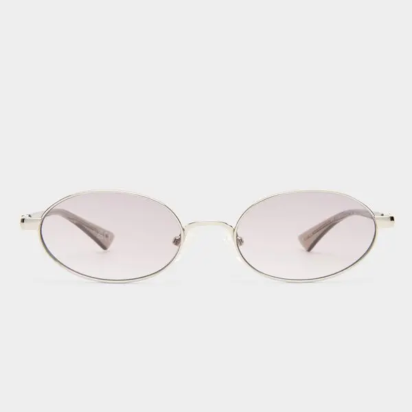 Le Specs Icicle Sunglasses - Bright Silver
