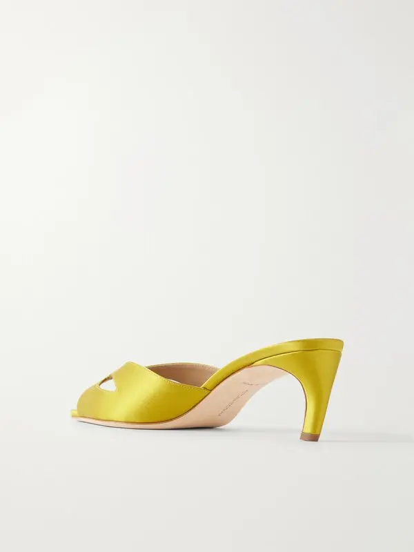 Victoria Beckham Harlow Mask 55 Satin Sandals