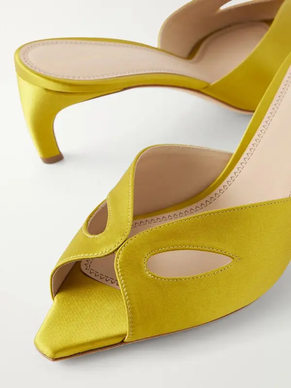 Victoria Beckham Harlow Mask 55 Satin Sandals