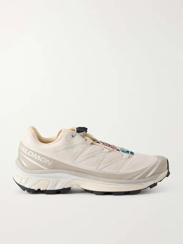 SALOMON Xt-6 Rubber-trimmed Mesh Sneakers