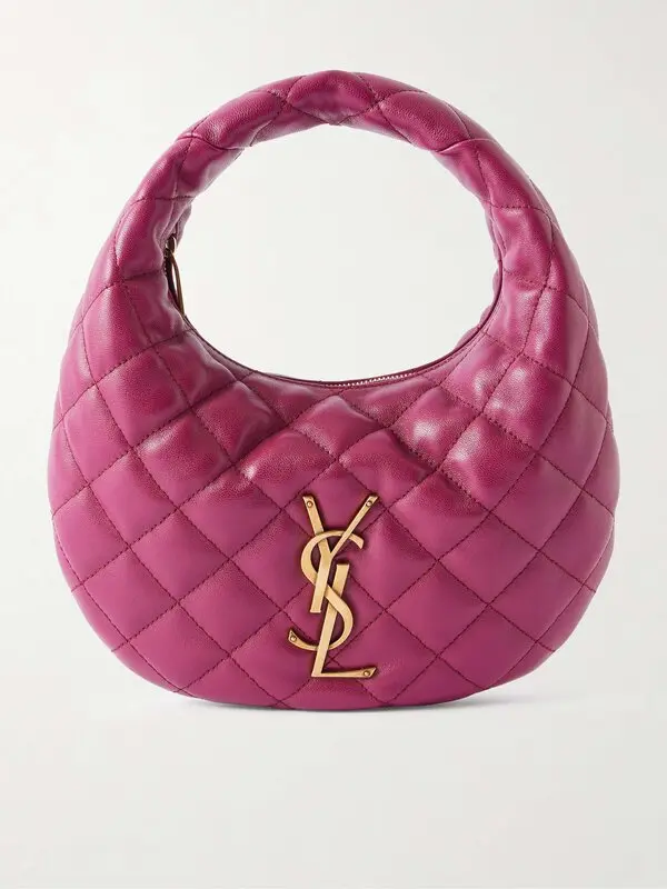Saint Laurent Icarino Matelassé Leather Tote