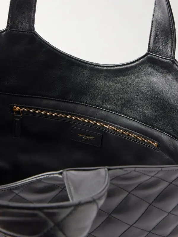 Saint Laurent Icare Medium Matelassé Leather Tote