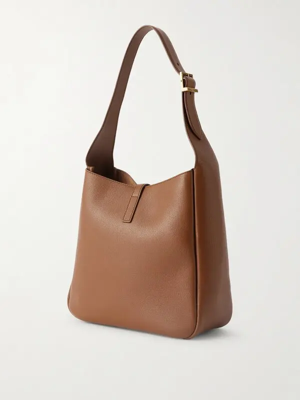 Saint Laurent Le 5 À 7 Leather Shoulder Bag - Brown