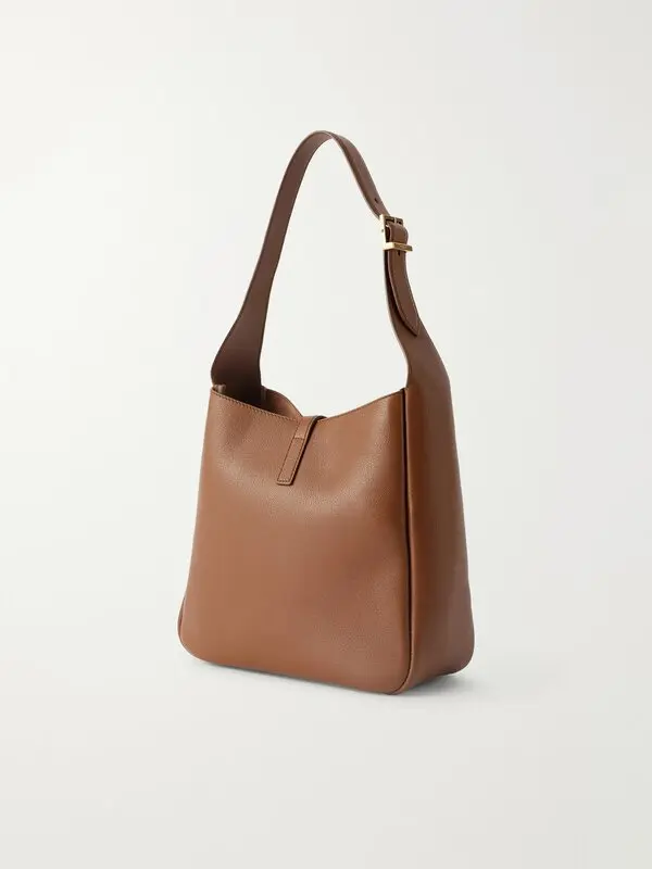 Saint Laurent Le 5 À 7 Leather Shoulder Bag - Brown