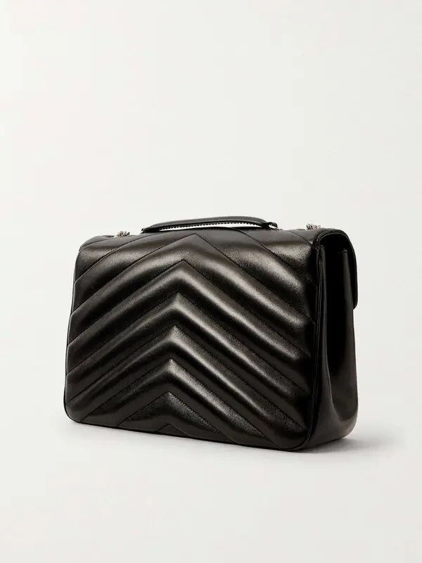 Saint Laurent Loulou Large Matelassé Leather Shoulder Bag