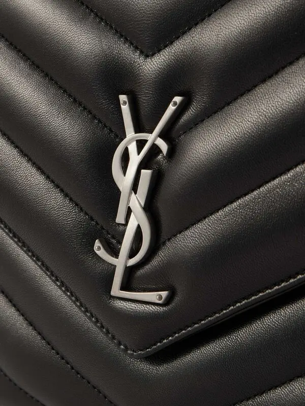 Saint Laurent Loulou Large Matelassé Leather Shoulder Bag