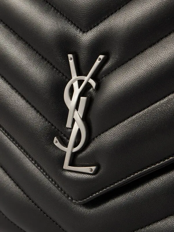 Saint Laurent Loulou Large Matelassé Leather Shoulder Bag