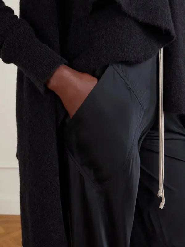Rick Owens Draped Wool-blend Cardigan