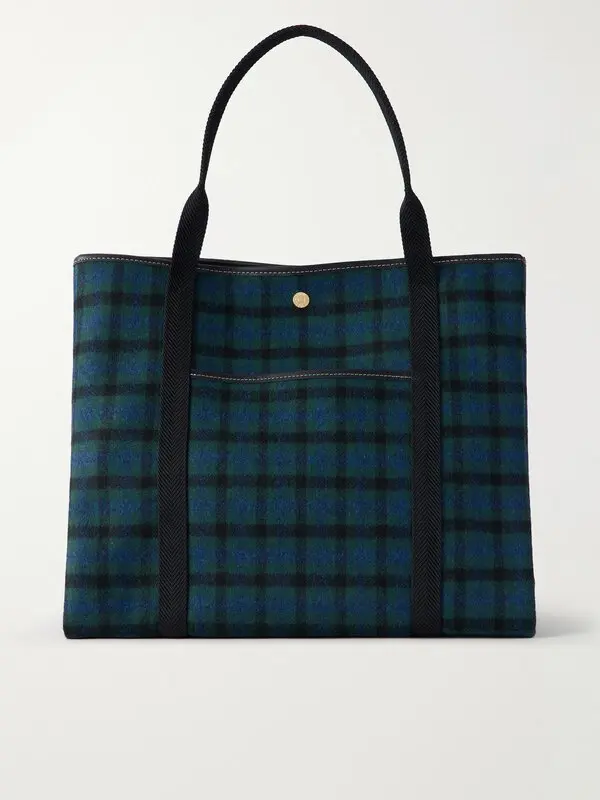 Rue De Verneuil Traversée Wide Tote - Blue
