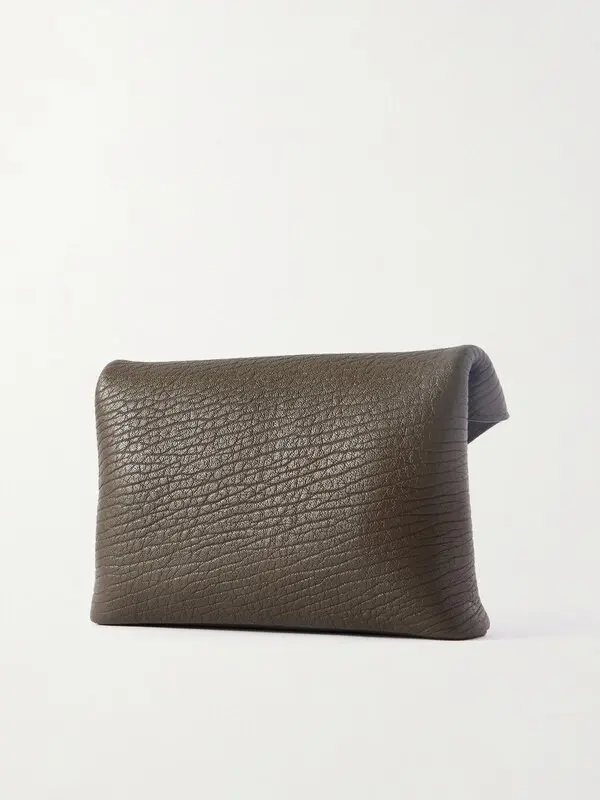 Saint Laurent Cassandre Textured-leather Shoulder Bag