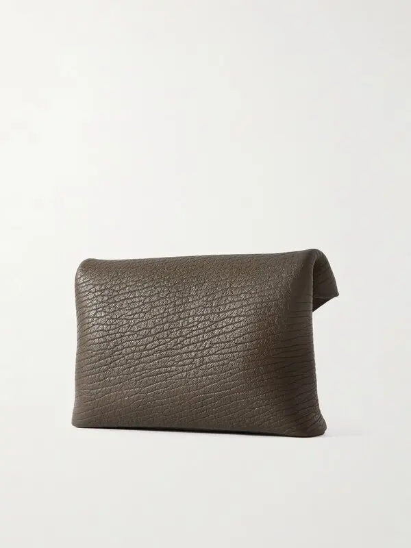 Saint Laurent Cassandre Textured-leather Shoulder Bag
