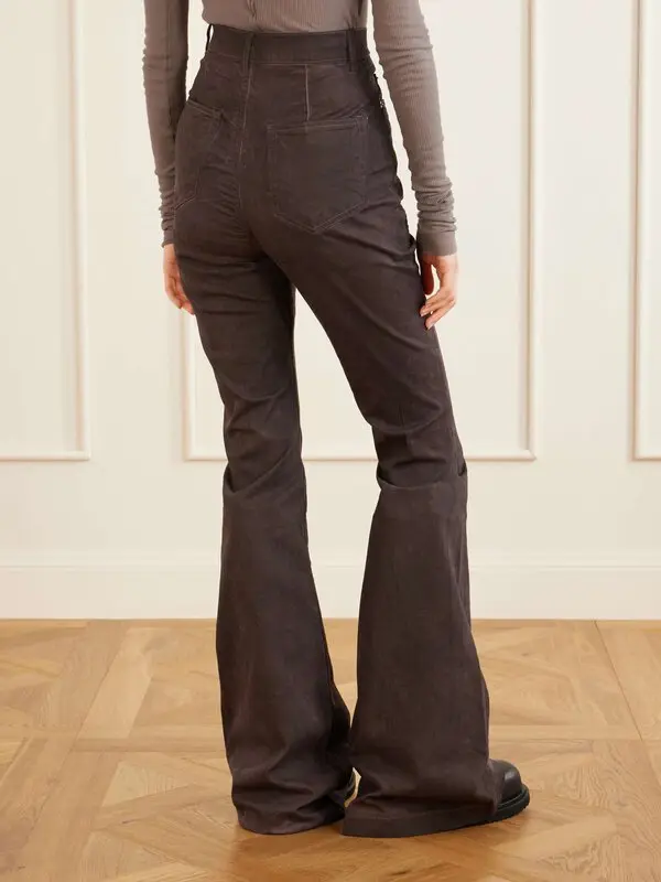 Rick Owens Bolan High-waist Flared Jeans