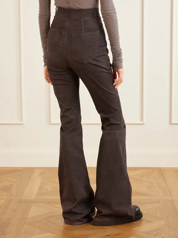 Rick Owens Bolan High-waist Flared Jeans