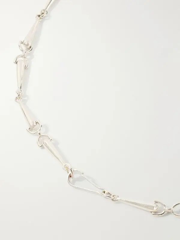 LOREN STEWART Sterling Silver And Citrine Necklace