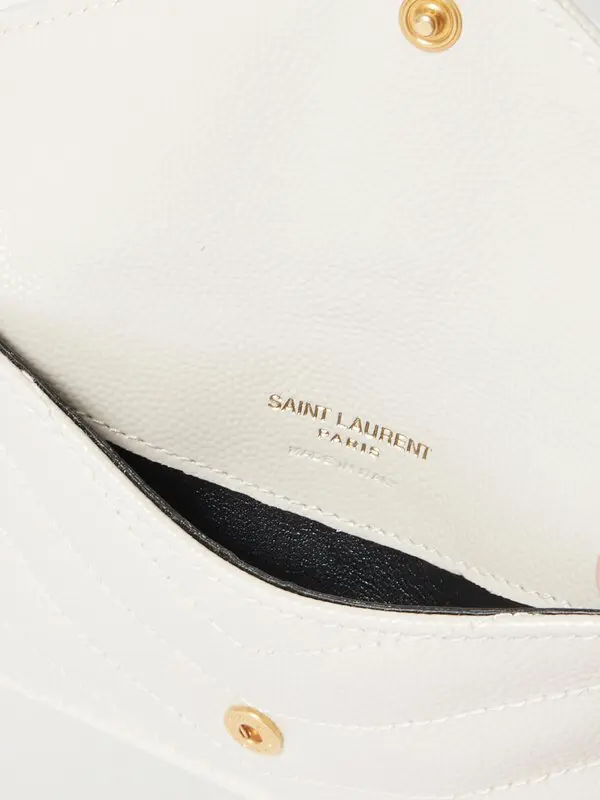 Saint Laurent Cassandre Quilted Leather Wallet