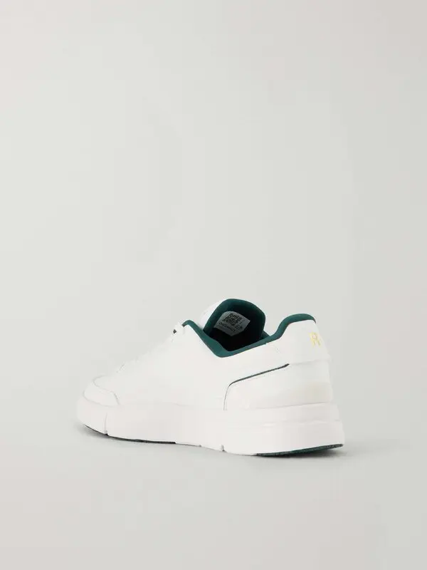 On Wimbledon The Roger Leather Sneakers