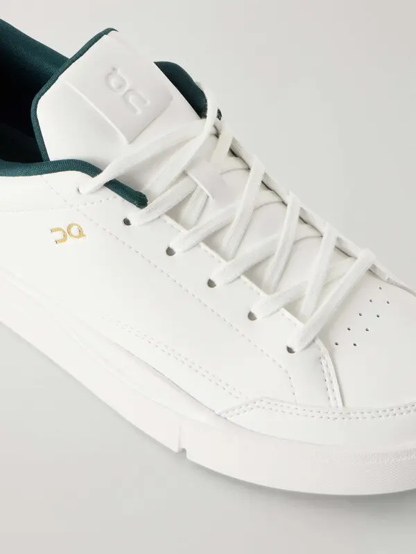 On Wimbledon The Roger Leather Sneakers