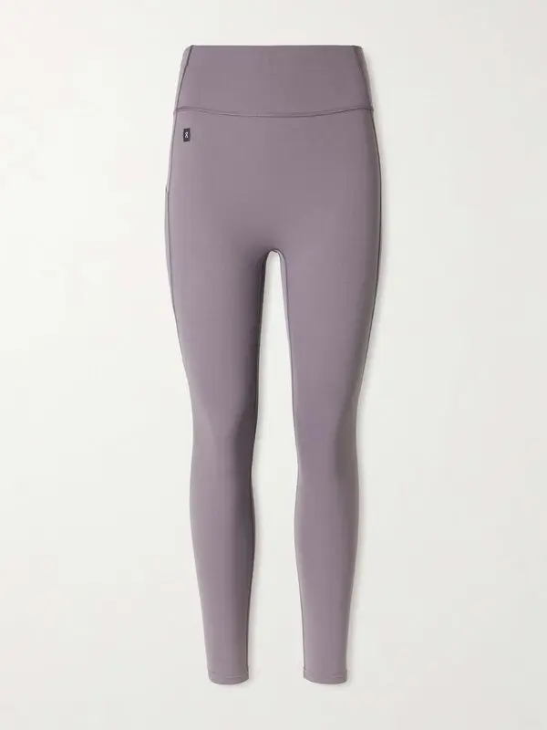 On Studio 7/8 Stretch Recycled-jersey Leggings