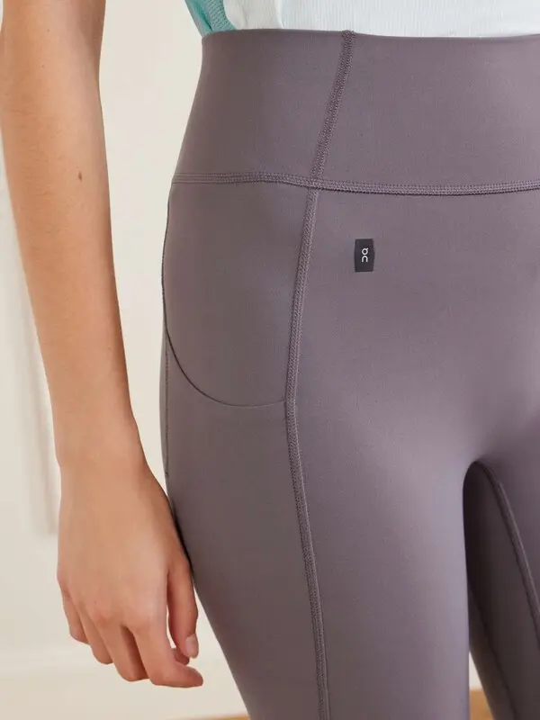 On Studio 7/8 Stretch Recycled-jersey Leggings