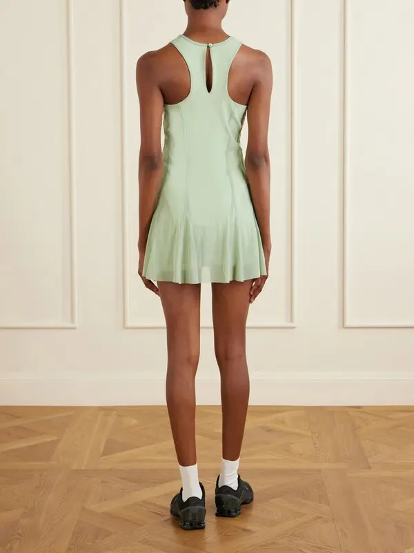 Nike Logo-print Stretch-jersey Tennis Dress