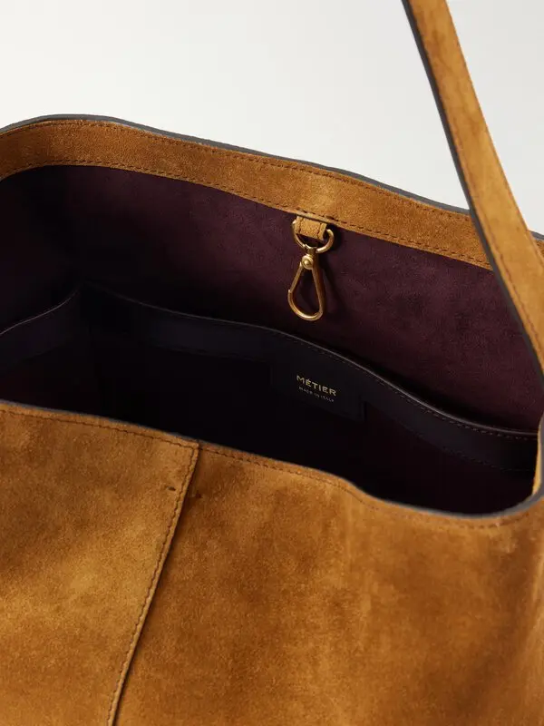 METIER Tilt 22 Suede Shoulder Bag