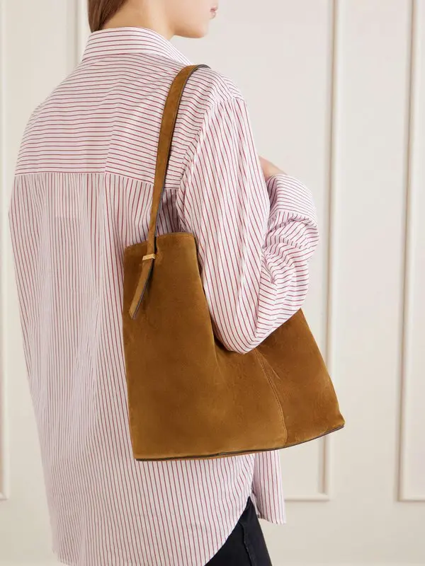 METIER Tilt 22 Suede Shoulder Bag