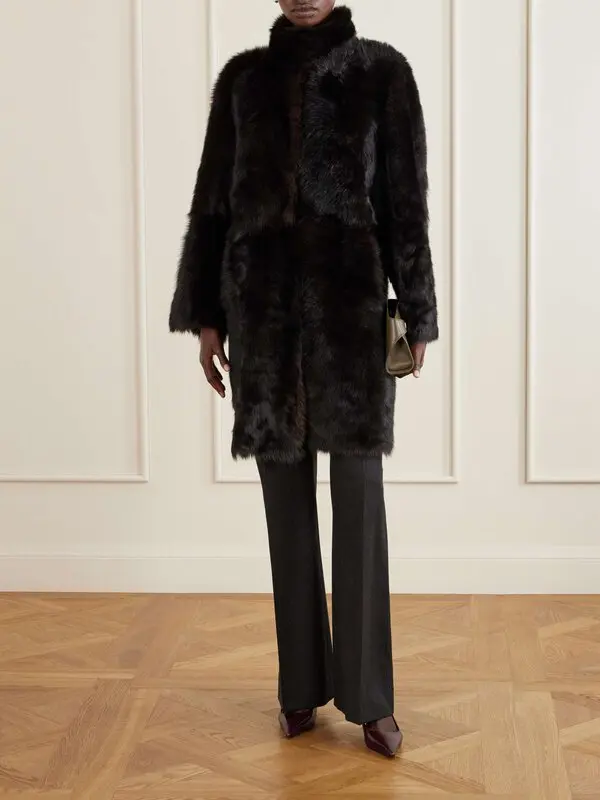 Nour Hammour Blaise Shearling Coat