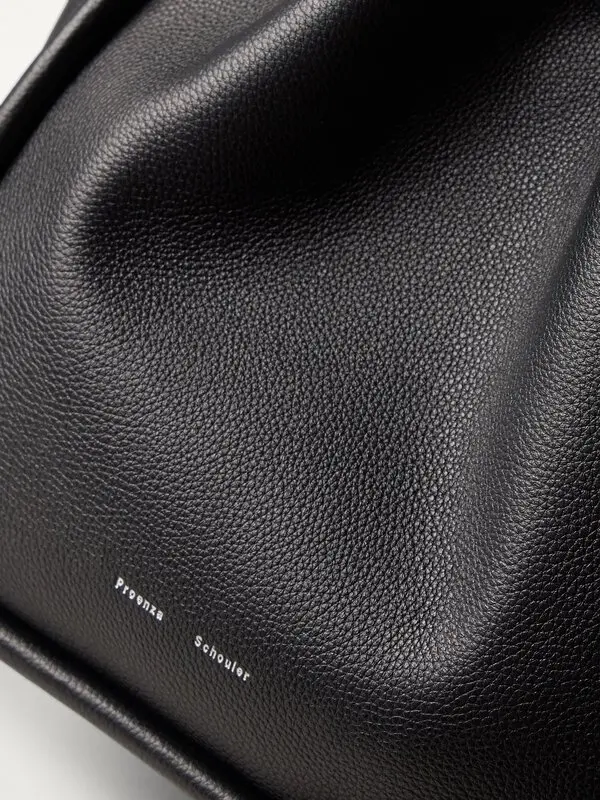 Proenza Schouler Ruched Leather Tote - Black