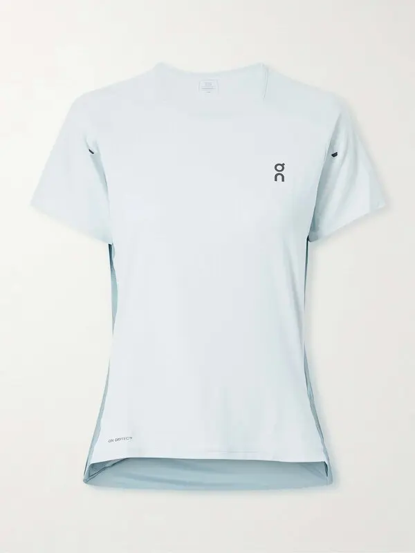 On Performance-t Stretch-mesh T-shirt - Blue