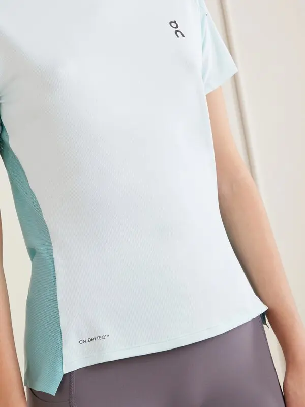 On Performance-t Stretch-mesh T-shirt - Blue