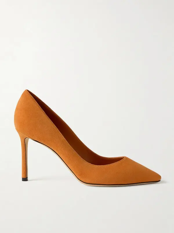 JIMMY CHOO Romy 85 Suede Pumps
