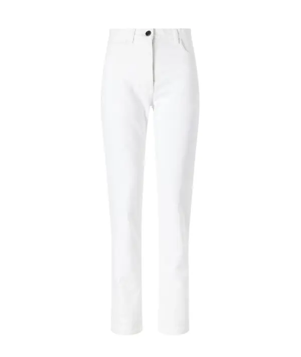 Giuliva Heritage The Dan Mid-rise Straight-leg Jeans - White