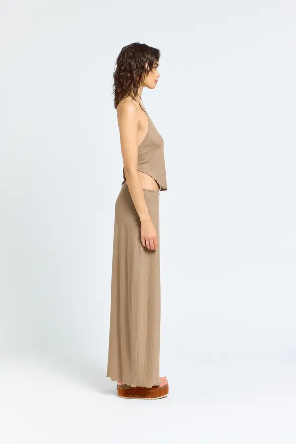 Sab Studio Olivia Maxi Skirt - Cappuccino