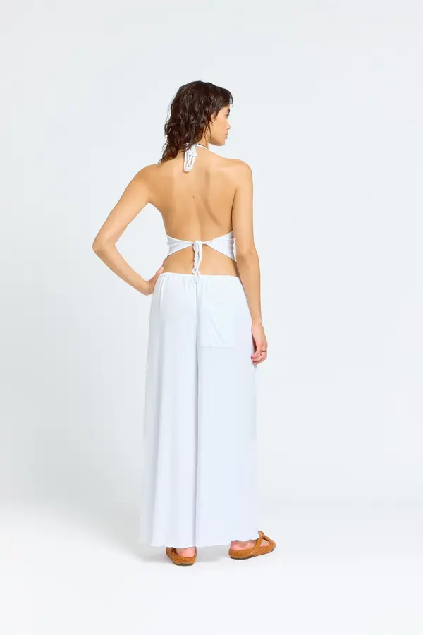 Sab Studio Isla Halter Top - White