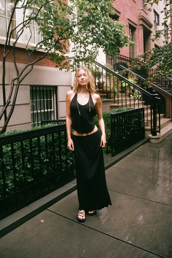 Sab Studio Olivia Maxi Skirt - Black