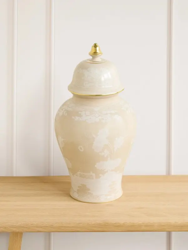 GINORI 1735 Oriente Italiano Porcelain Potiche Vase