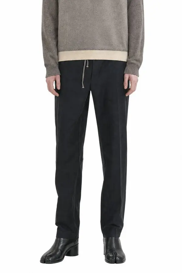 MAISON MARGIELA Cotton Nylon Silk Drawstring Trousers