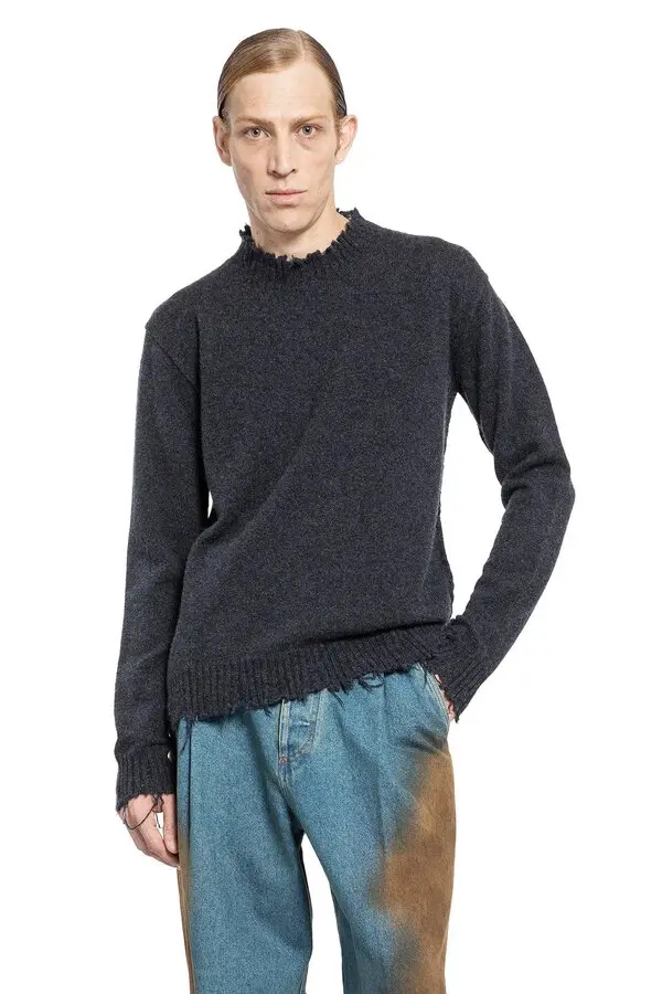 UMA WANG Long Sleeve Cashmere Sweater