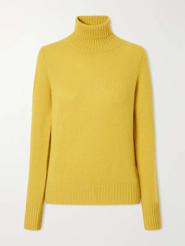 ALLUDE Turtleneck Cashmere Sweater