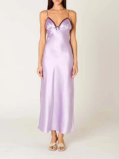 Victoria's Secret Nia Camille Slip Dress - Purple