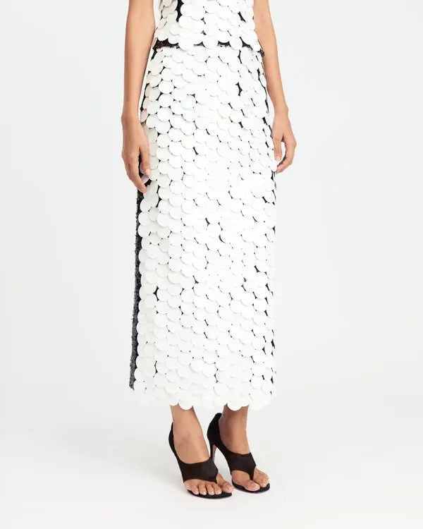 16Arlington Dia Sequin Midi Skirt - Brown