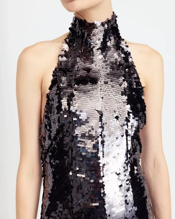 16Arlington Mika Sequin Midi Dress - Brown