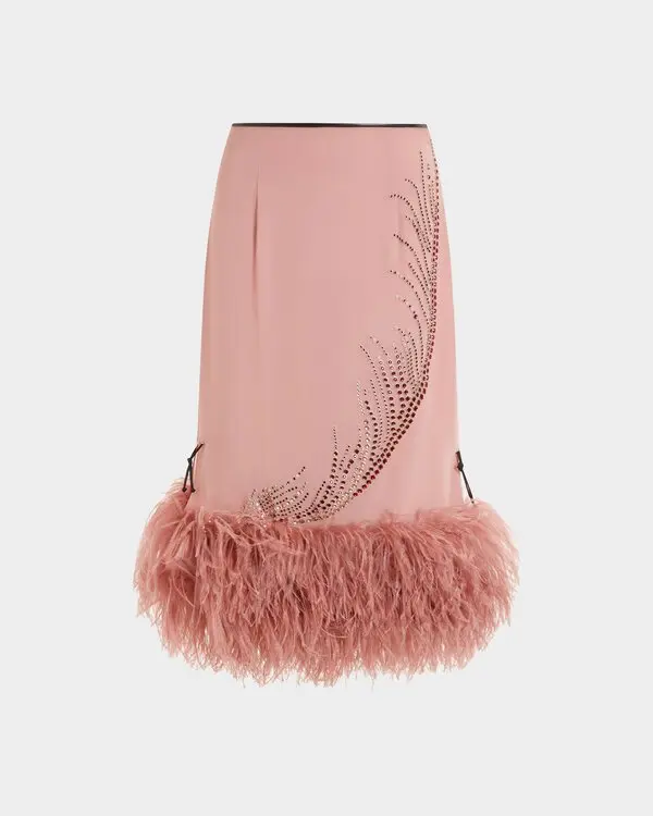 16Arlington Merrow Midi Skirt - Pink